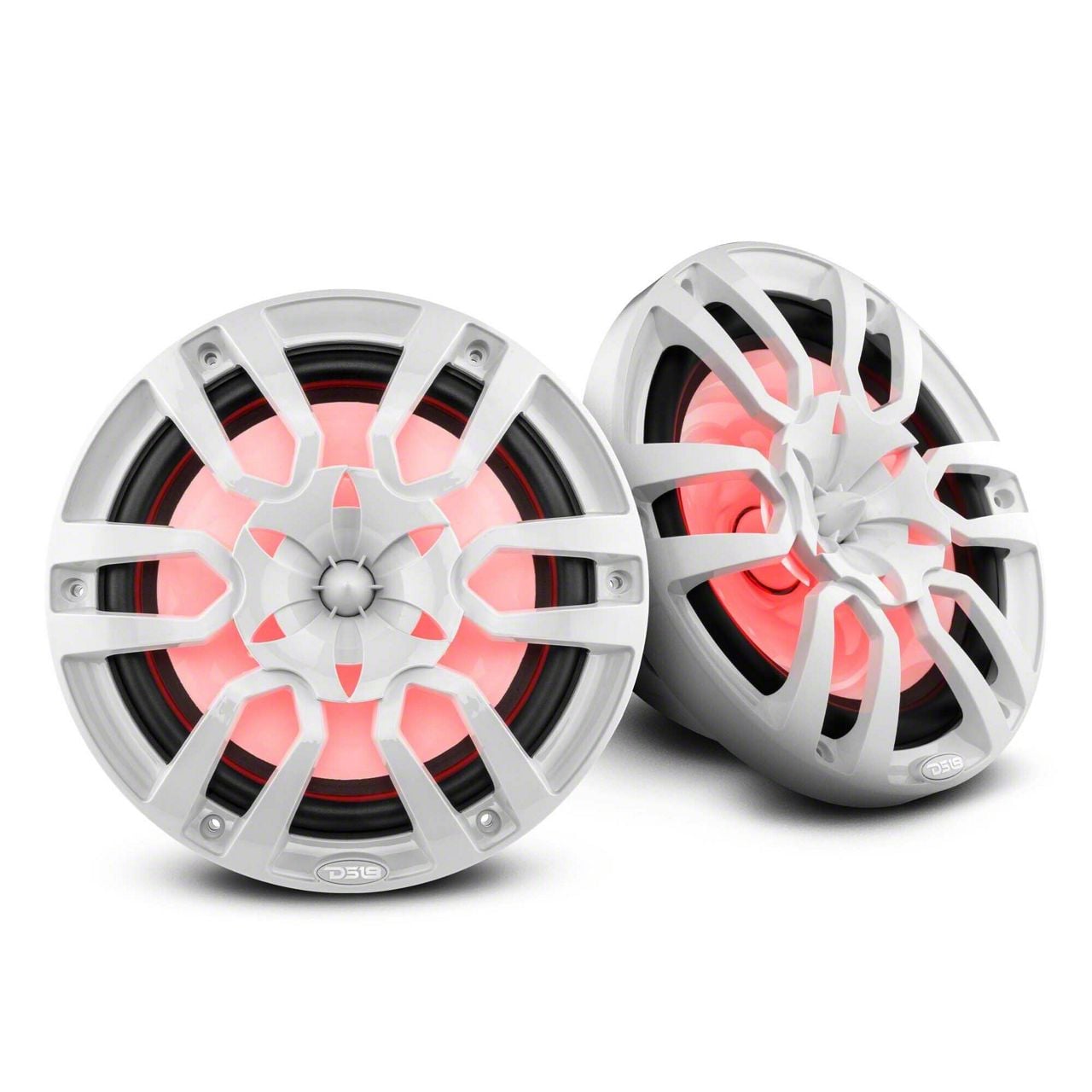 DS18 Universal AM NXL 10-Inch 2-Way Coaxial Marine Speaker with LED RGB ...