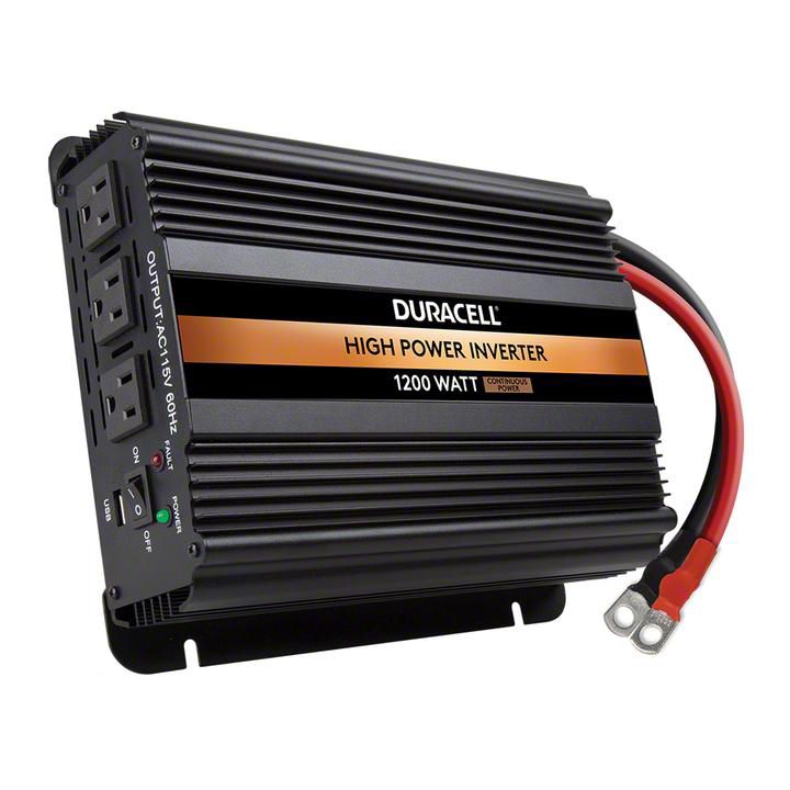 Duracell Camaro High Power Inverter; 1200 Watt DRINV1200