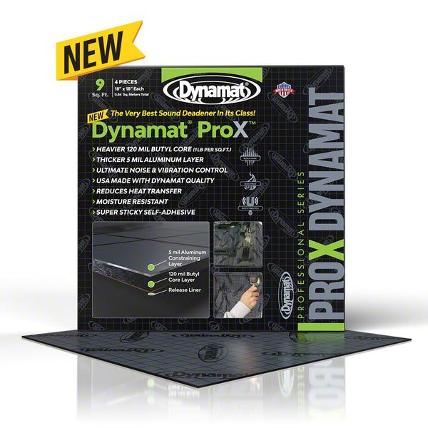 Dynamat Camaro ProX Sound Deadening Insulation; 18x18-Inch 4-Pack 10509 ...