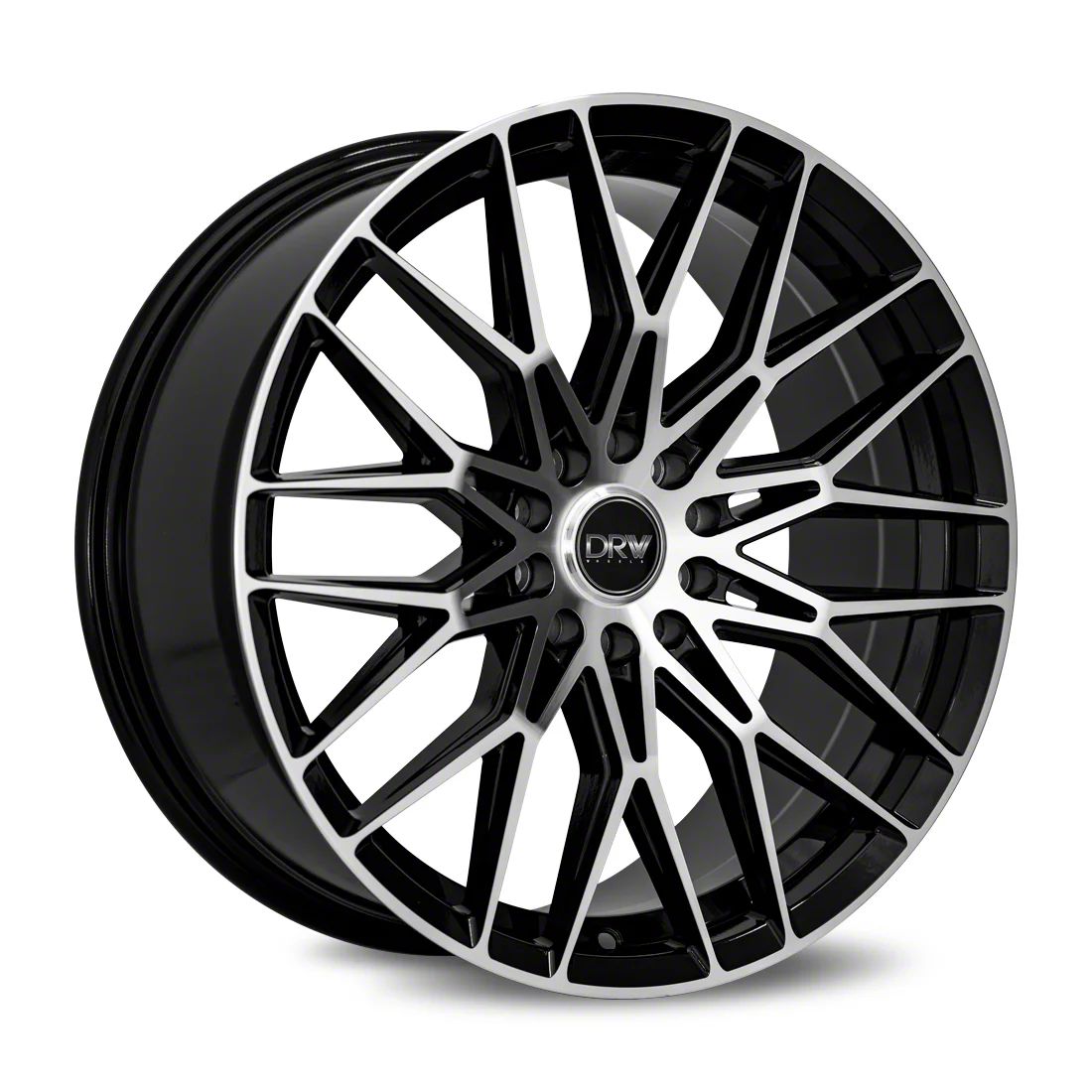 Dynamic Racing Wheels Mustang D21 Gloss Black Machined Wheel; 18x8 ...