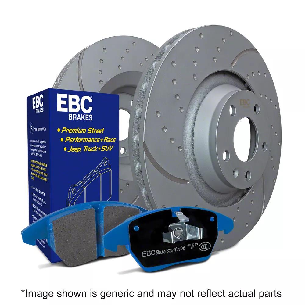 EBC Brakes Camaro Stage 6 Bluestuff Brake Rotor and Pad Kit; Front ...