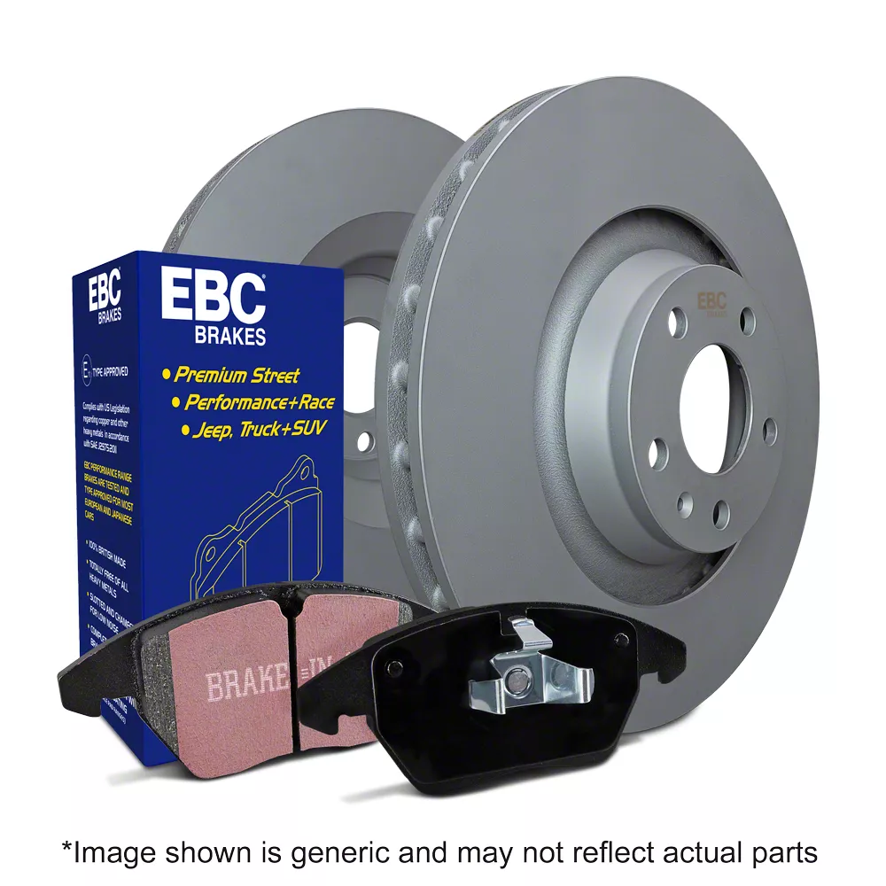 EBC Brakes Mustang Stage 20 Ultimax Brake Rotor and Pad Kit; Front and ...