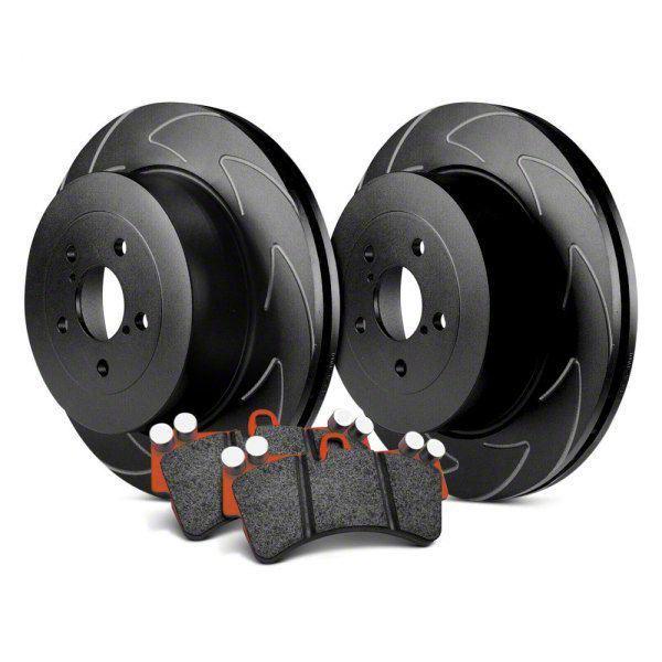 EBC Brakes Mustang Stage 7 Orangestuff Brake Rotor and Pad Kit; Rear ...