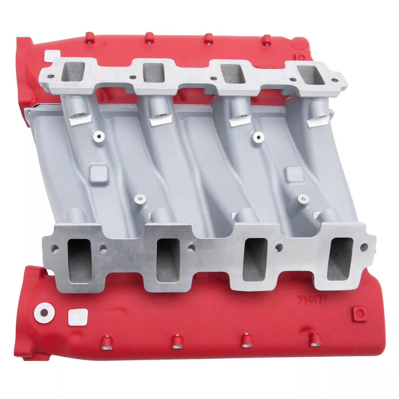 Edelbrock Camaro Cross-Ram Small Block LS3 Intake Manifold; Red 7141 ...