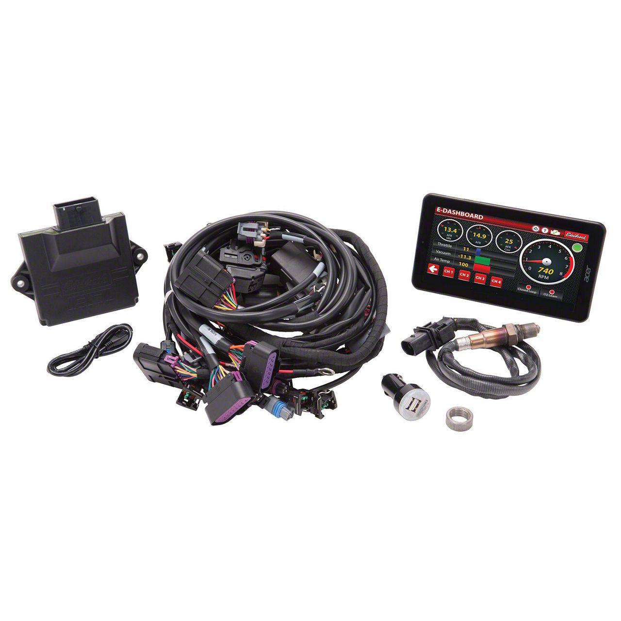 Edelbrock Camaro Pro-Flow 4 EFI ECU and Engine Harness Kit for Gen III ...