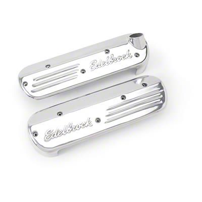 Edelbrock Corvette LS Series Coil Covers; Polished 41181 (99-04 ...