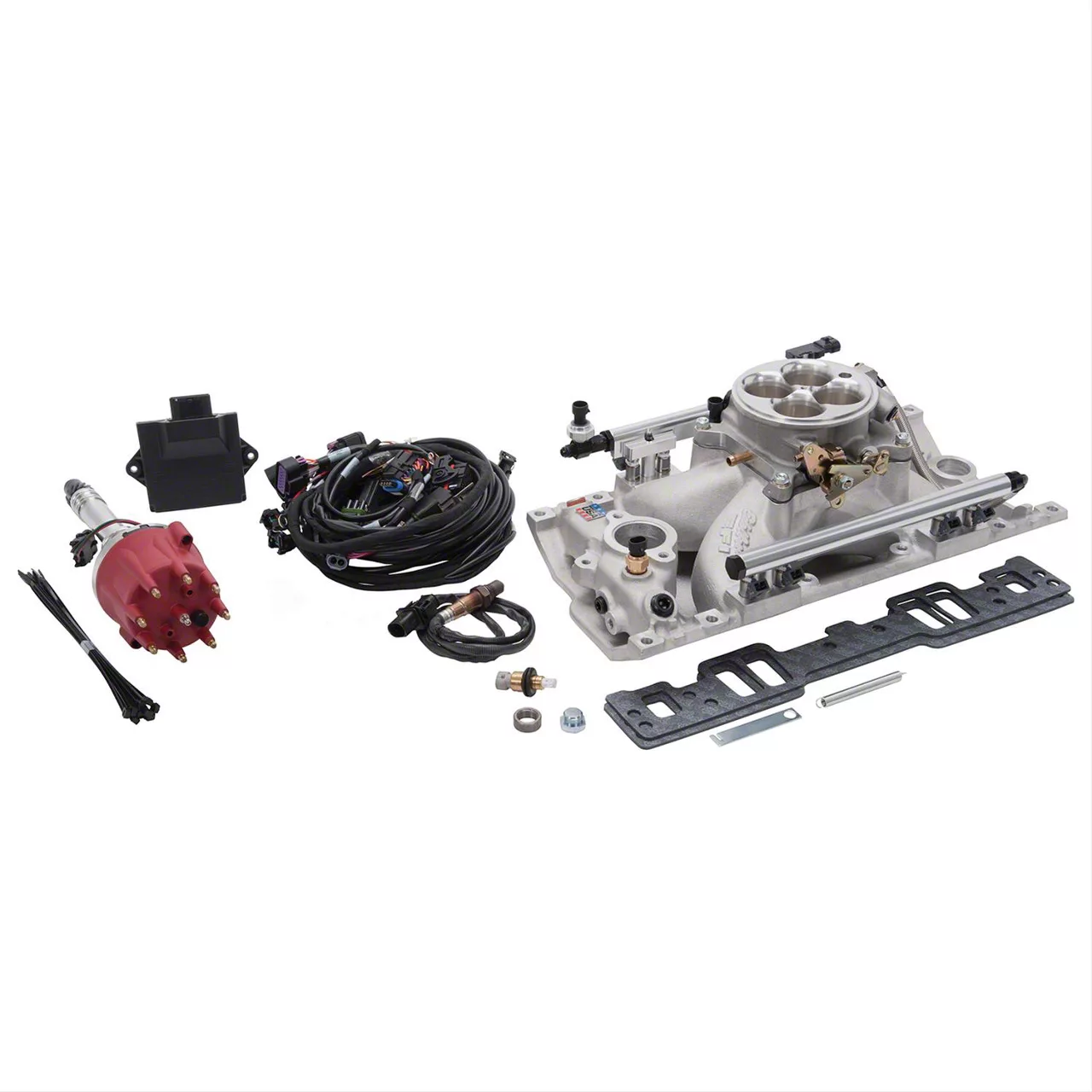 Edelbrock Corvette Pro-Flo 4 EFI Kit for Small Block Chevy with Vortec ...