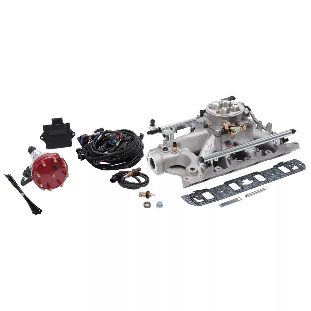 Edelbrock Mustang Pro-Flo 4 EFI System for Small-Block Ford 302W-347W C ...
