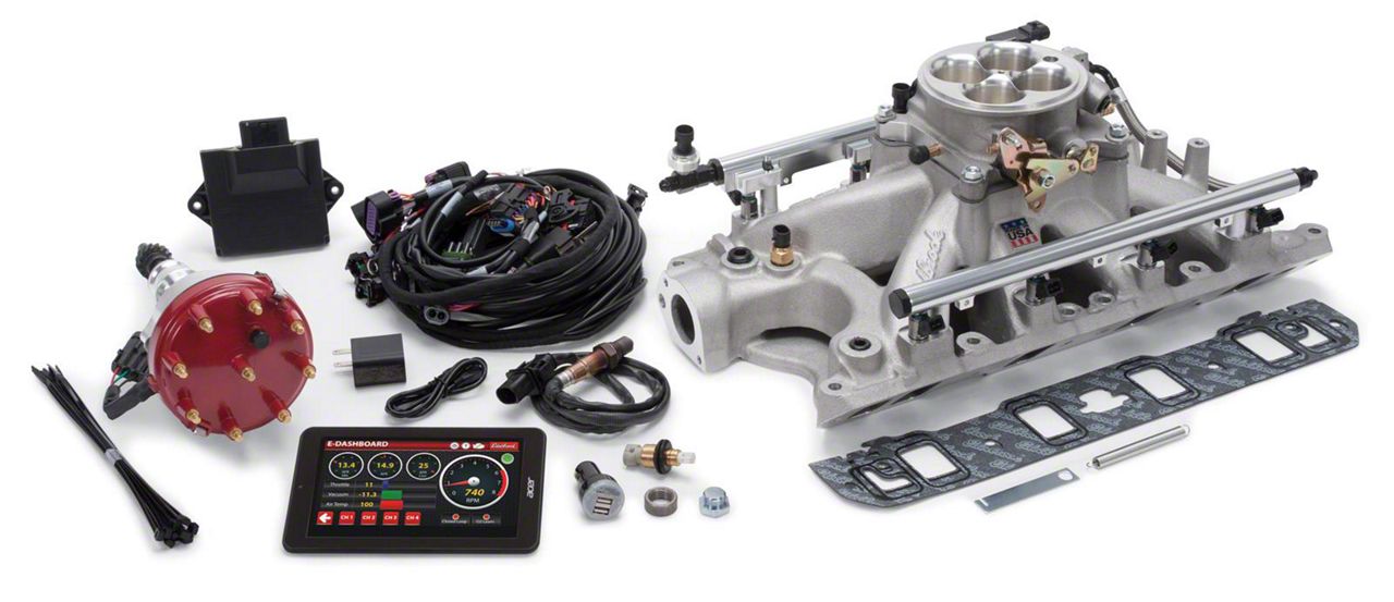 Edelbrock Mustang Pro-Flo 4 Sequential Port EFI System for Small-Block ...