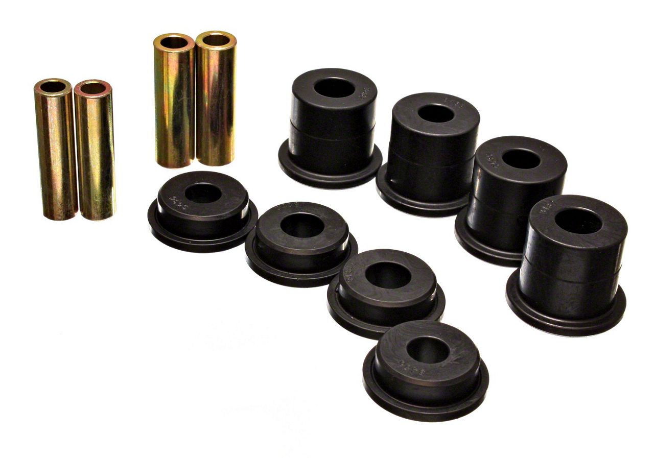 Mustang Rear Subframe Bushings; Black (99-04 Mustang Cobra) - Free Shipping