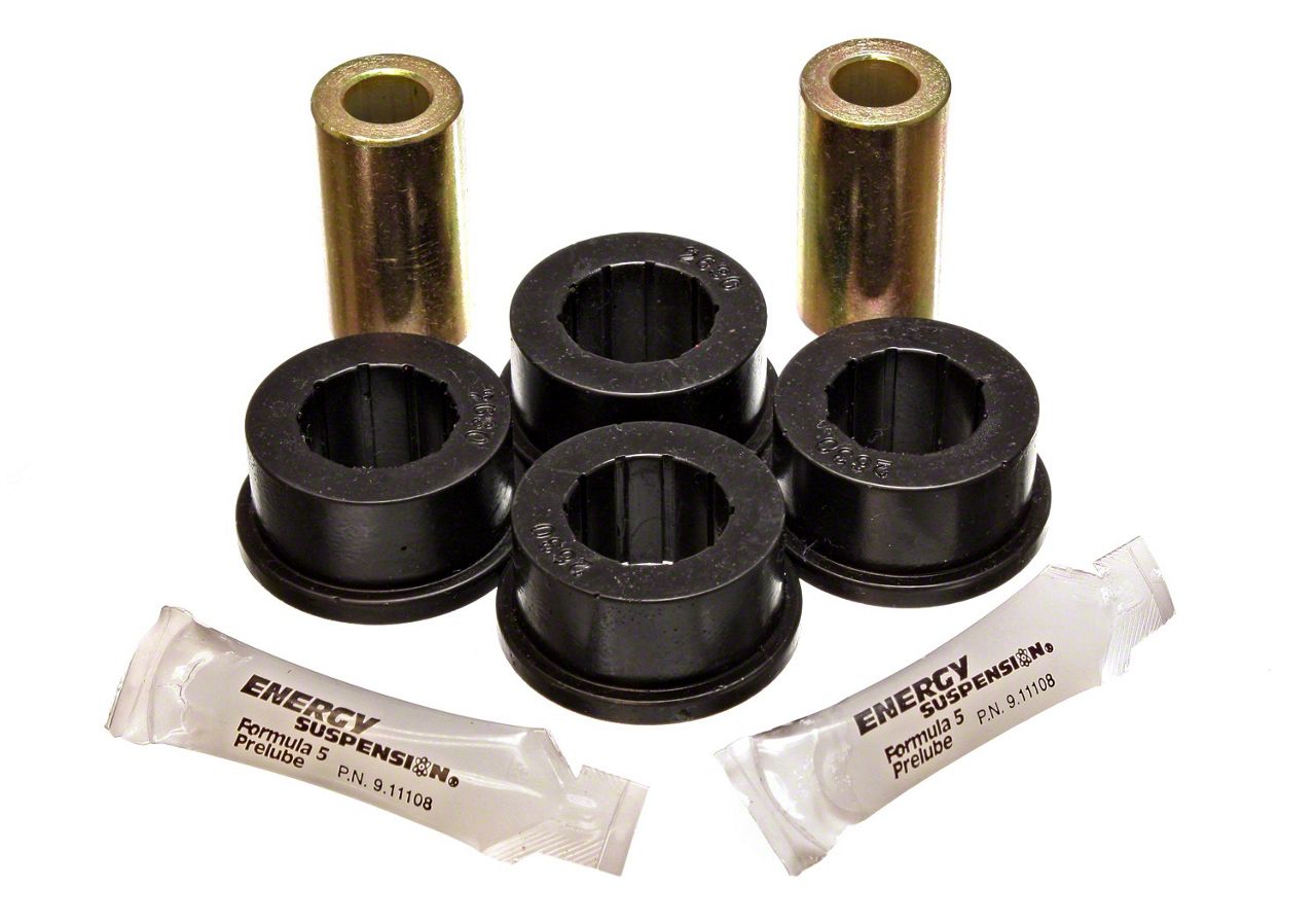 Mustang Rear Track Bar Bushings; Black (05-14 Mustang) - Free Shipping