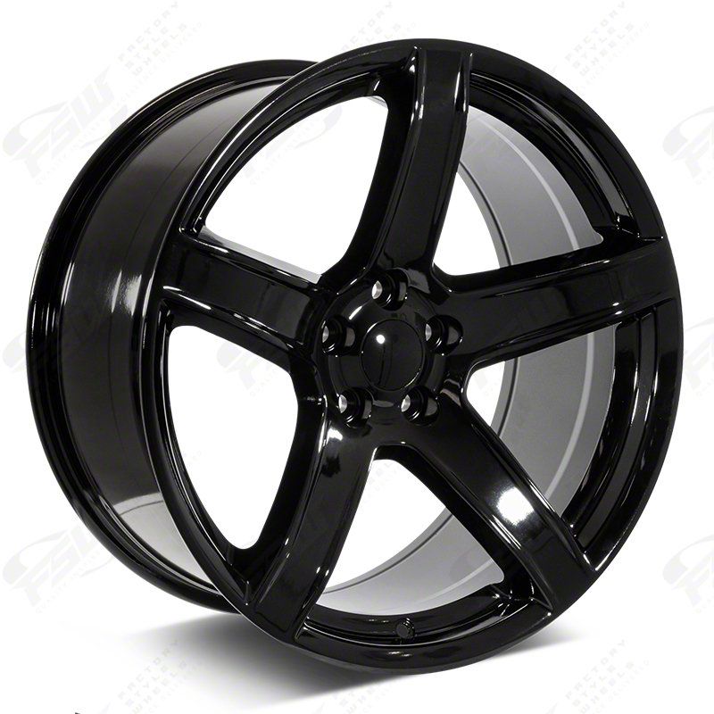 Challenger HR2 Hellraiser Style Gloss Black Wheel; 22x9.5; 18mm Offset ...