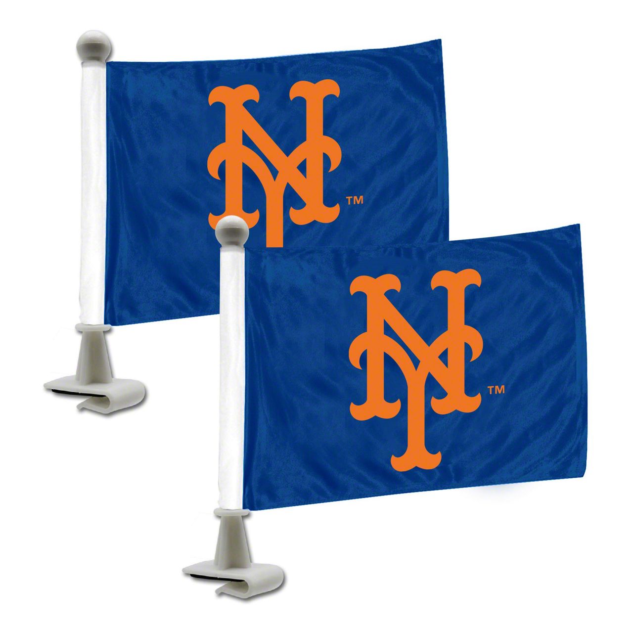 Camaro Ambassador Flags with New York Mets Logo; Blue (Universal; Some ...