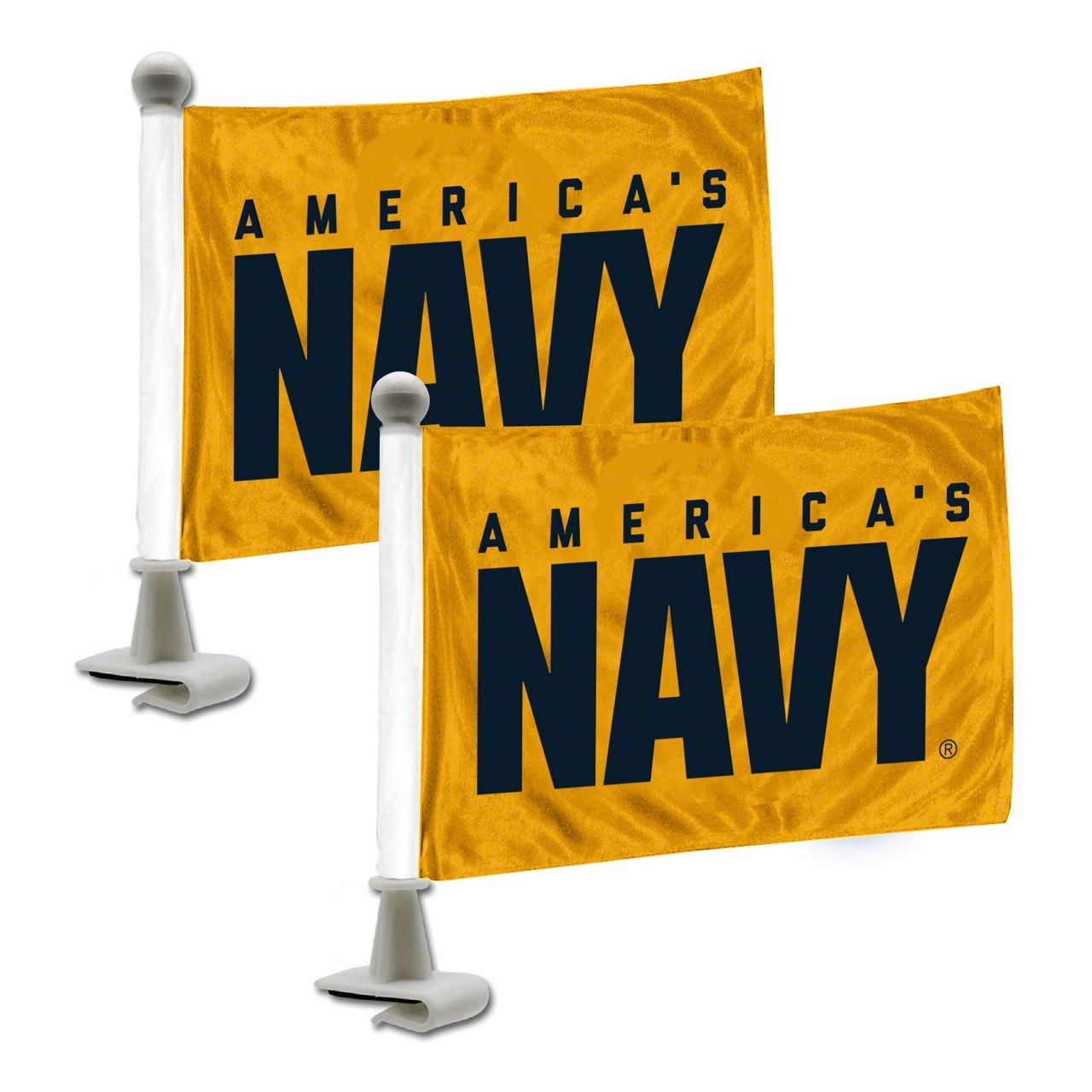 Camaro Ambassador Flags with U.S. Navy Logo; Yellow (Universal; Some ...