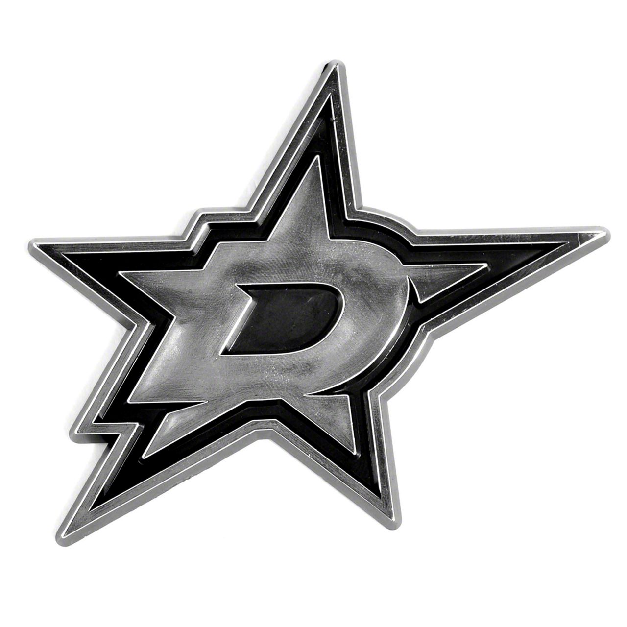 Camaro Dallas Stars Molded Emblem; Chrome (Universal; Some Adaptation ...