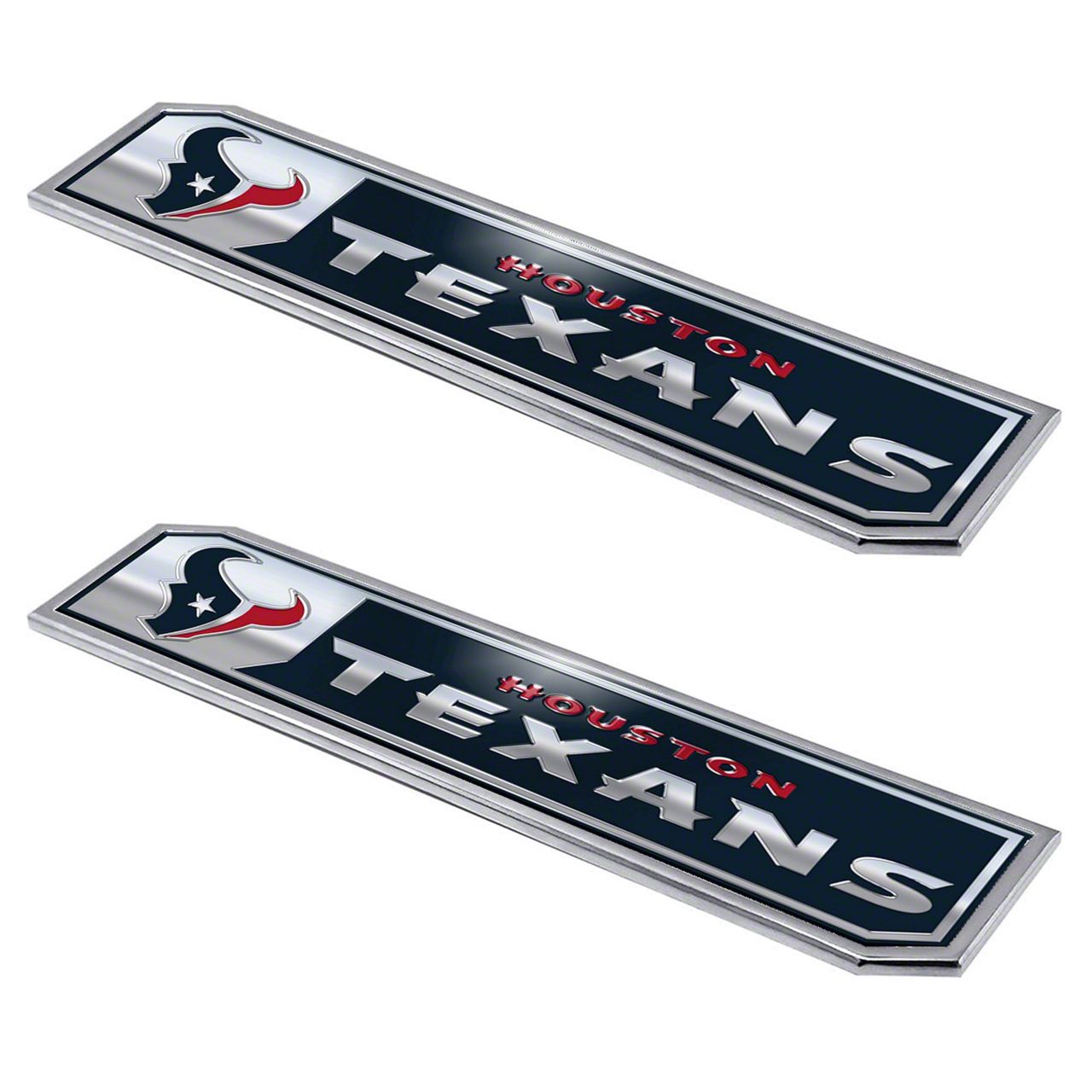 Camaro Houston Texans Embossed Emblems; Blue (Universal; Some ...