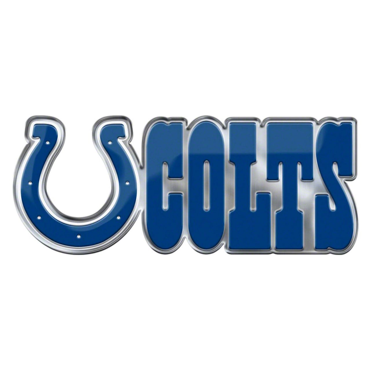 Camaro Indianapolis Colts Embossed Emblem; Blue (Universal; Some ...