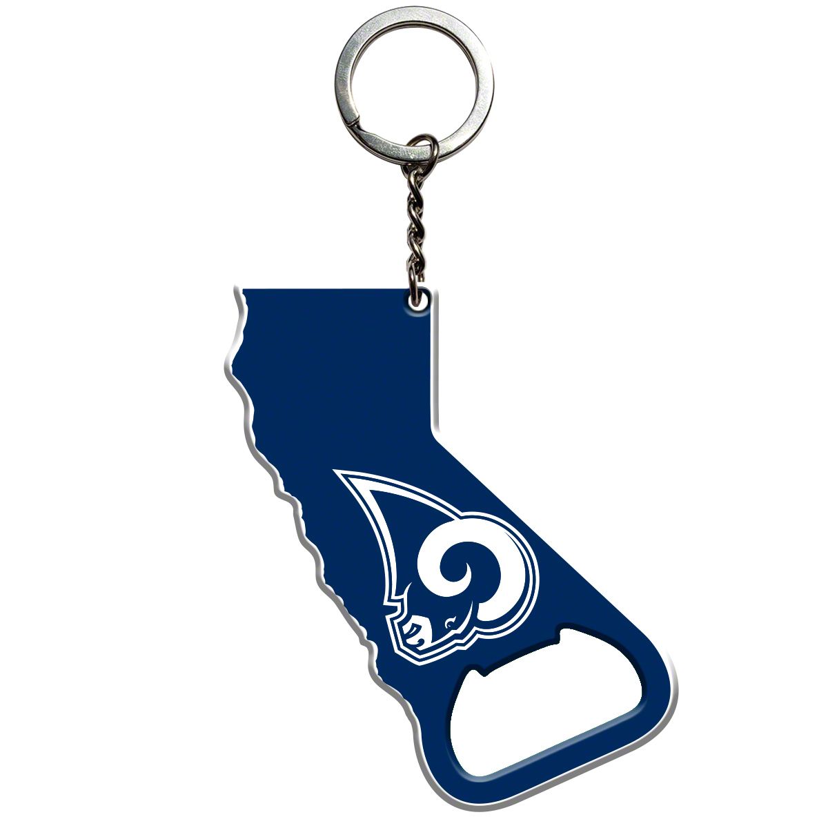 Camaro Keychain Bottle Opener with Los Angeles Rams Logo; Blue - Free ...