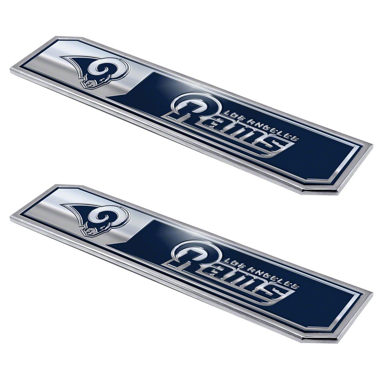Camaro Los Angeles Rams Embossed Emblems; Blue (Universal; Some ...