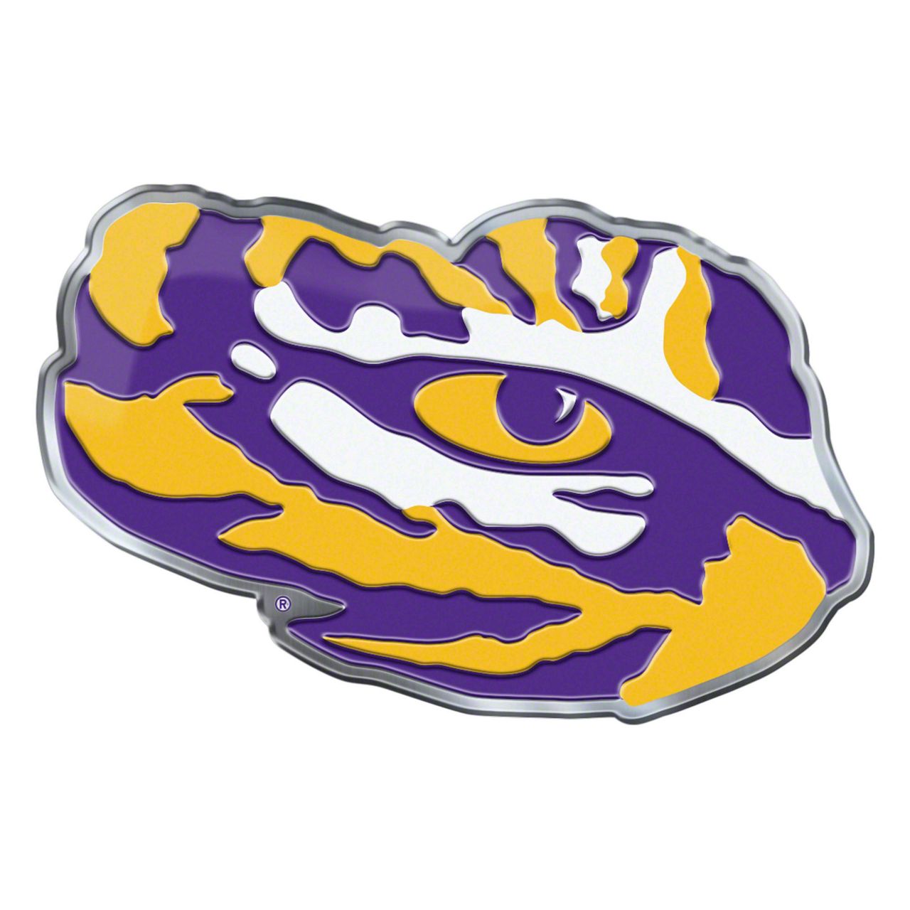 Camaro LSU Embossed Emblem; Purple and Yellow (Universal; Some ...
