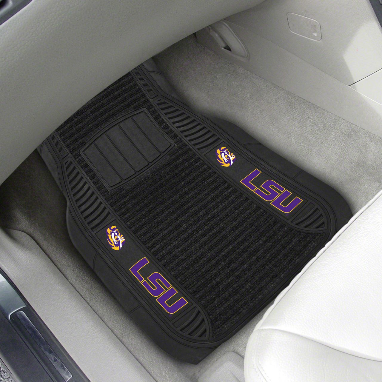 Camaro Molded Front Floor Mats with LSU Logo (Universal; Some ...
