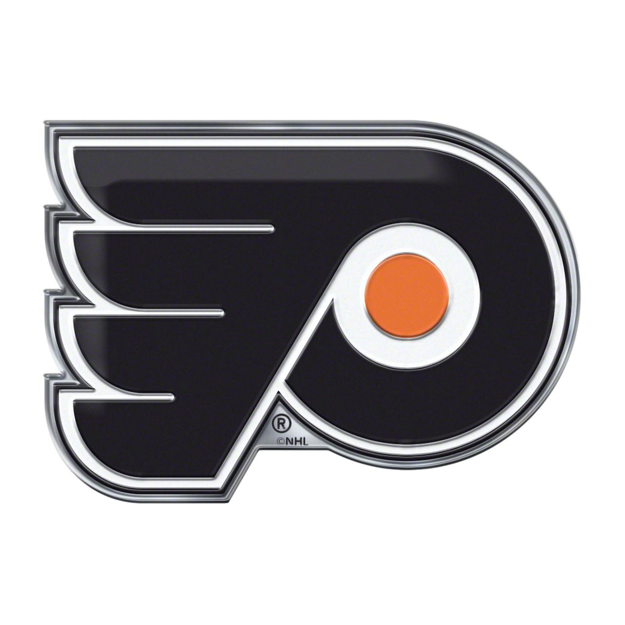 Camaro Philadelphia Flyers Embossed Emblem; Orange and Black (Universal ...