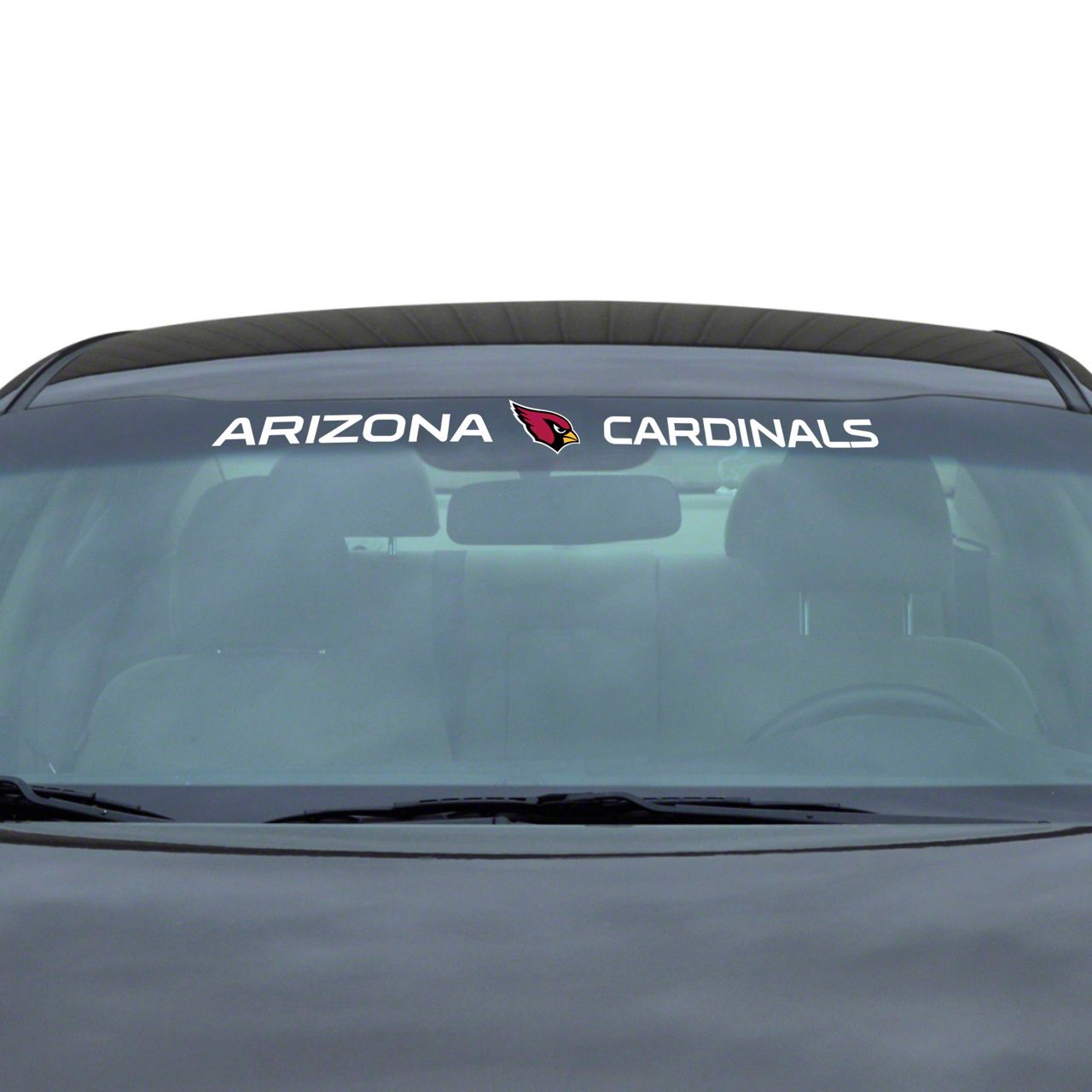 Camaro Windshield Decal with Arizona Cardinals Logo; White (Universal ...