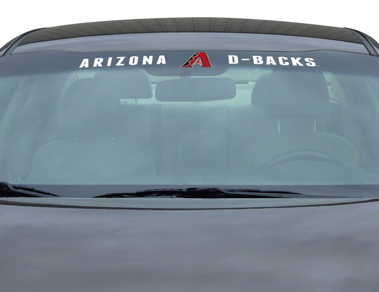 Camaro Windshield Decal with Arizona Diamondbacks Logo; White ...