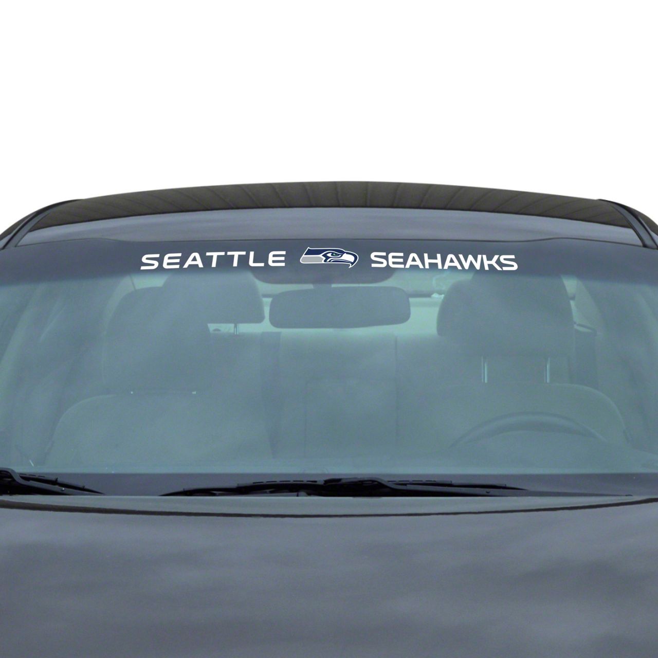 Camaro Windshield Decal with Seattle Seahawks Logo; White (Universal ...