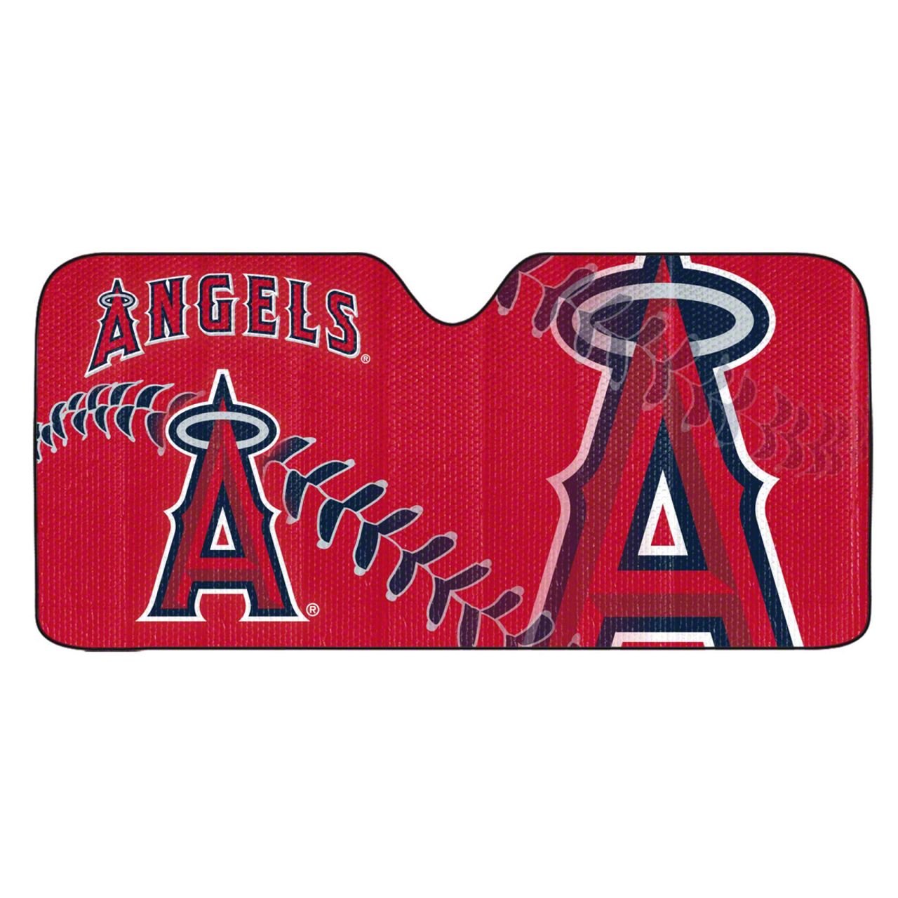 Camaro Windshield Sun Shade with Los Angeles Angels Logo; Red ...