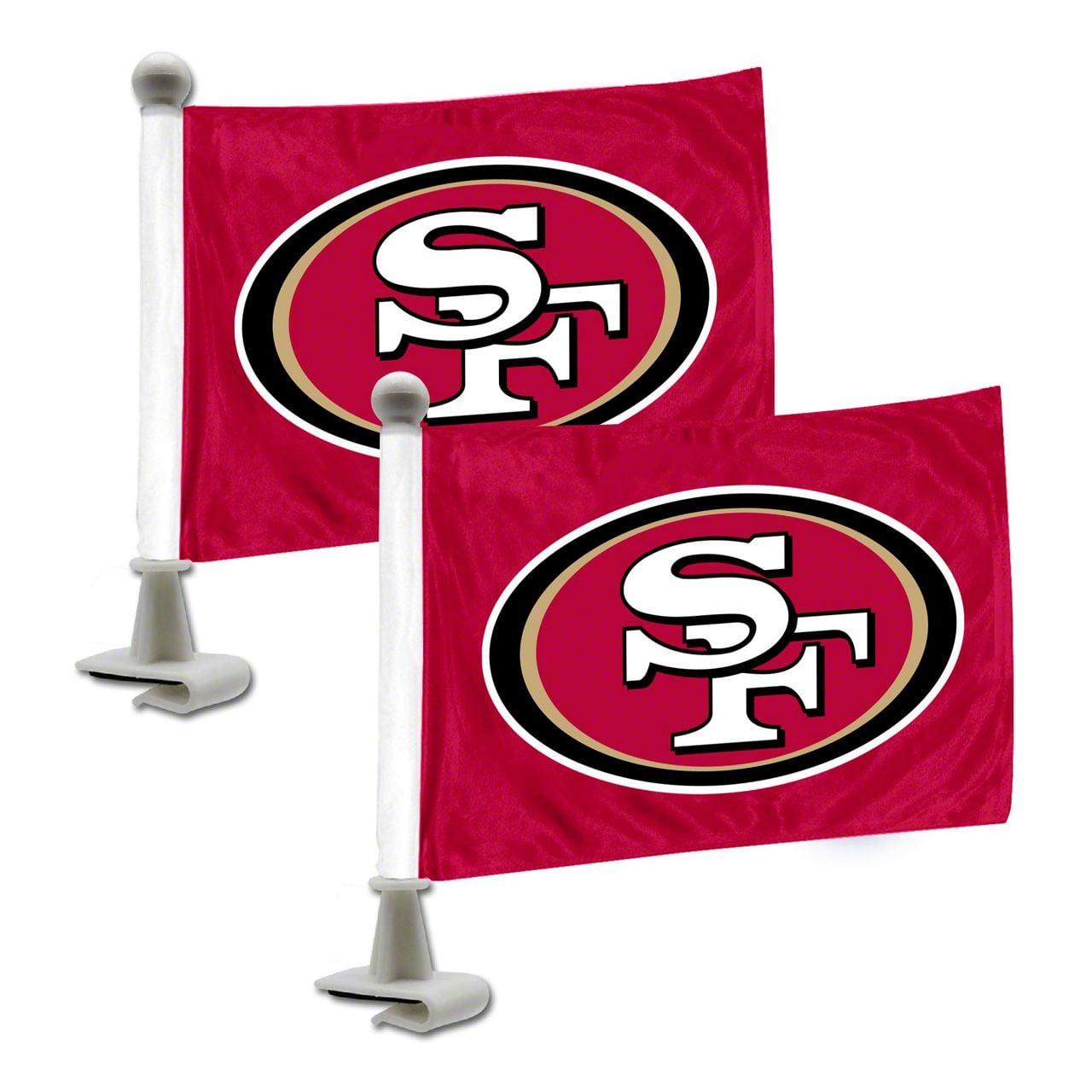 Challenger Ambassador Flags with San Francisco 49ers Logo; Red ...