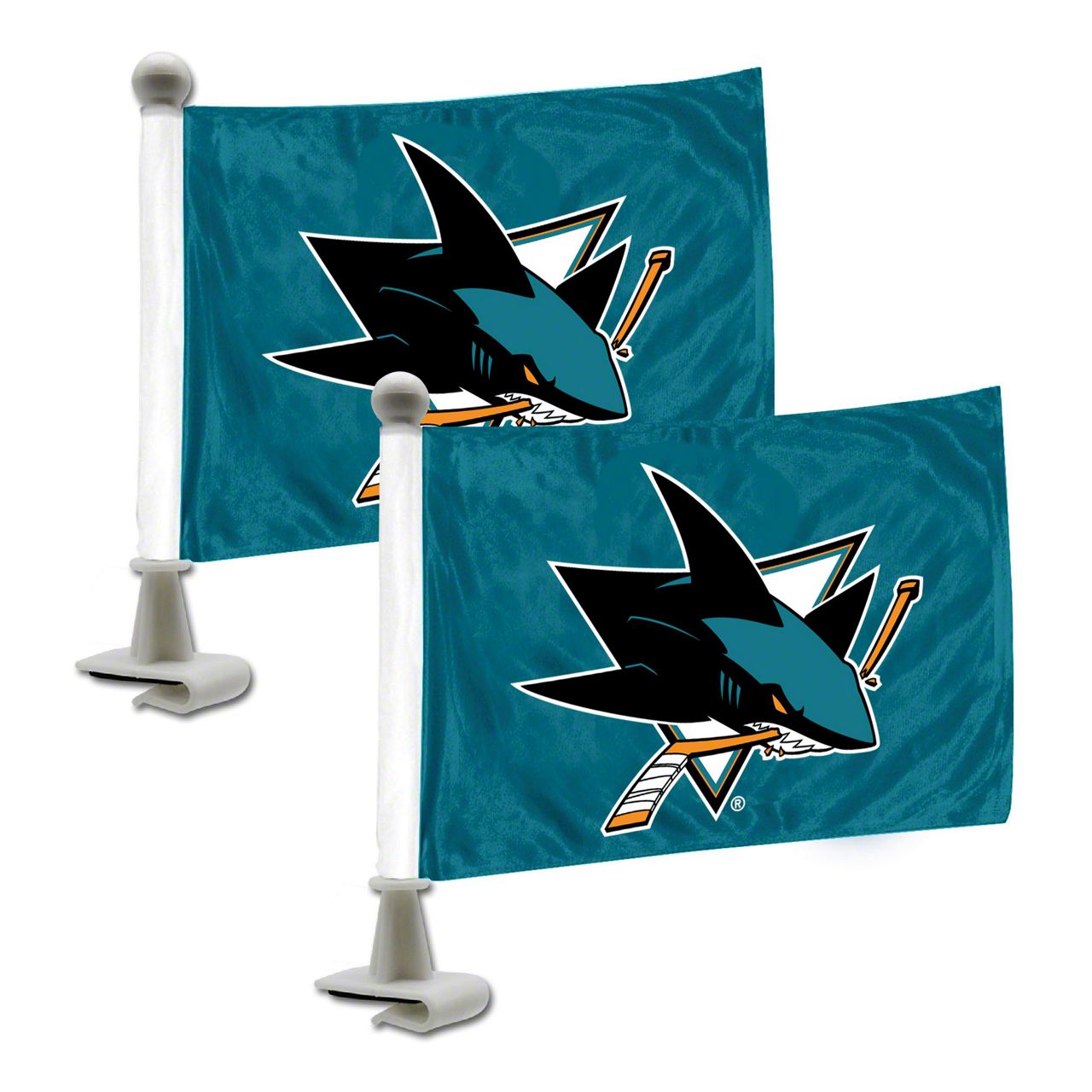 Challenger Ambassador Flags with San Jose Sharks Logo; Teal (Universal ...