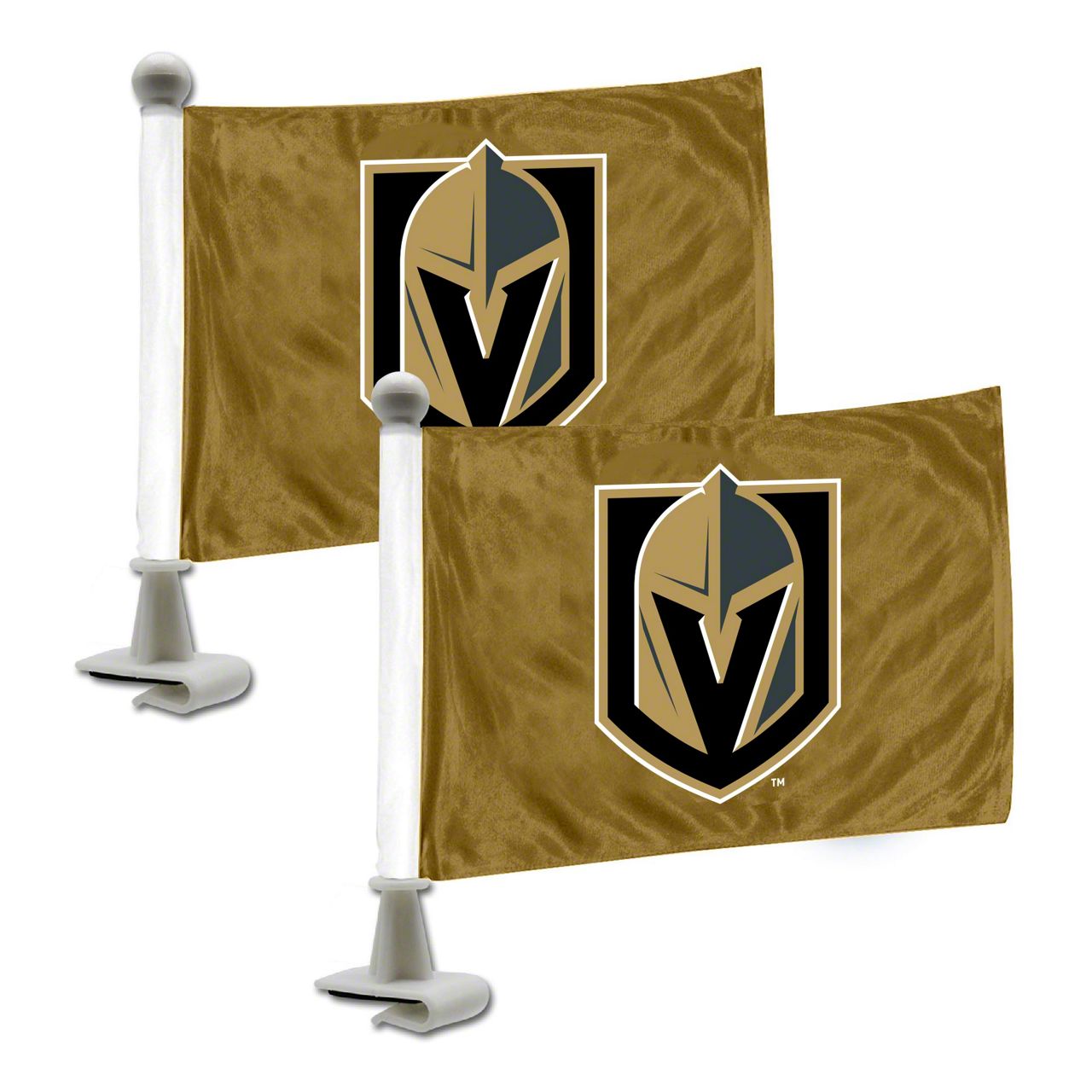 Challenger Ambassador Flags with Vegas Golden Knights Logo; Gold ...