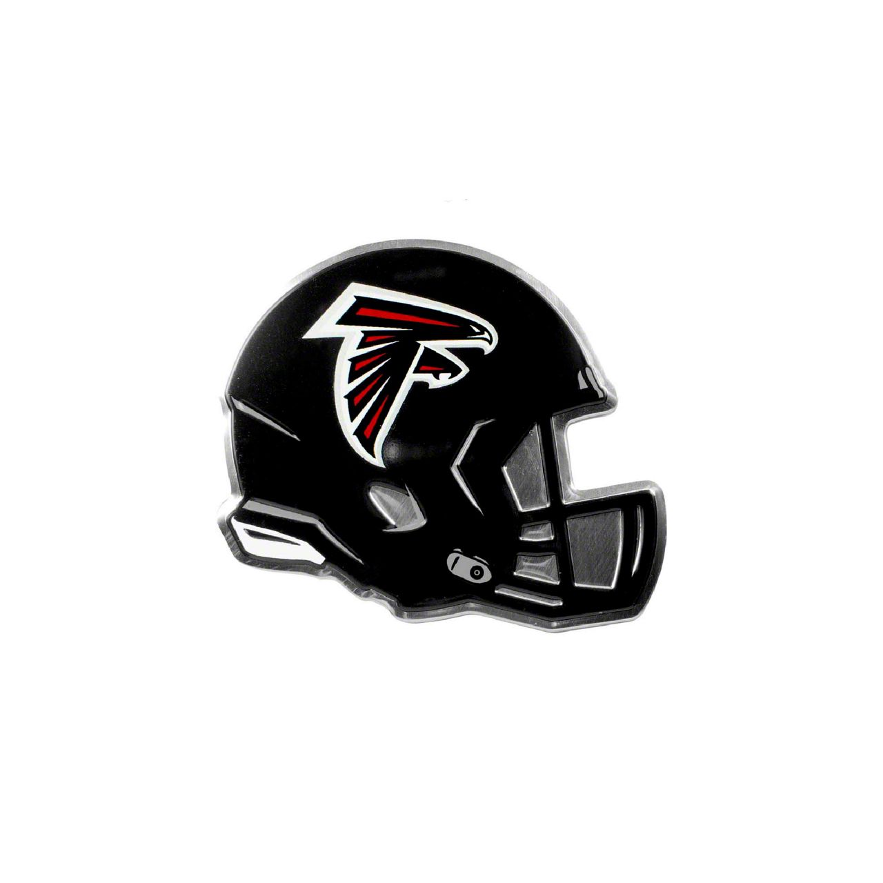 Challenger Atlanta Falcons Embossed Helmet Emblem; Red and Black ...