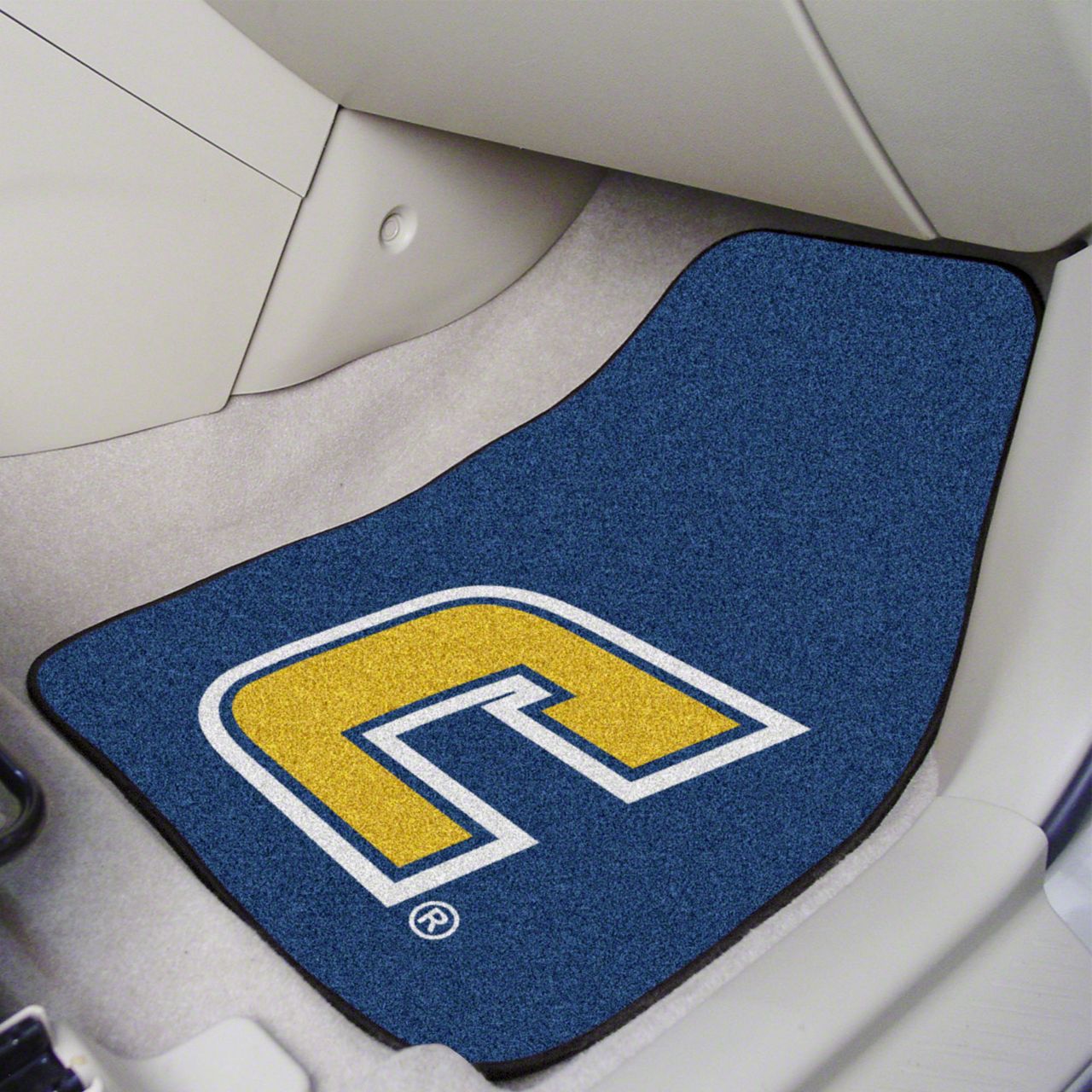 Challenger Carpet Front Floor Mats with Chattanooga Logo; Yellow ...