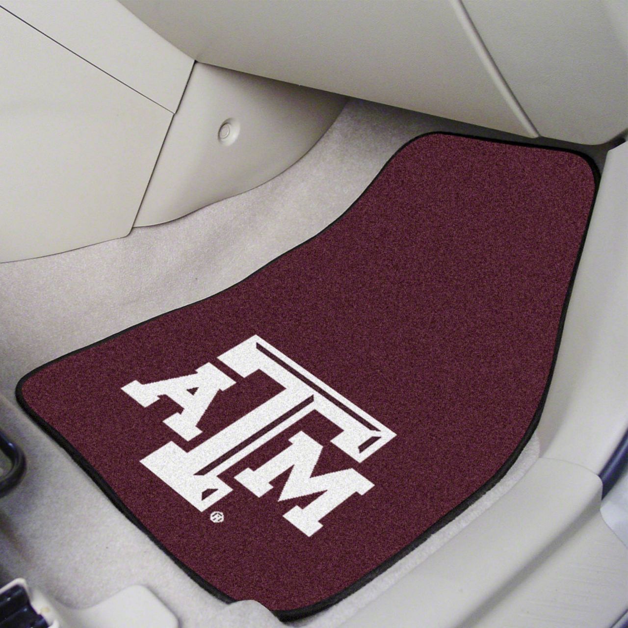 Challenger Carpet Front Floor Mats with Texas A&M University Logo ...
