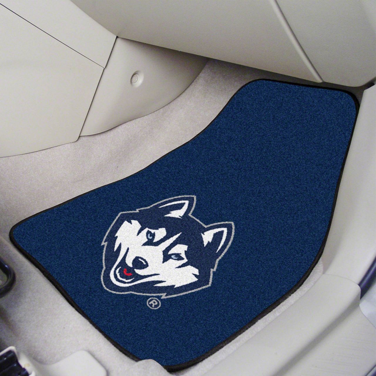 Challenger Carpet Front Floor Mats with University of Connecticut Logo ...