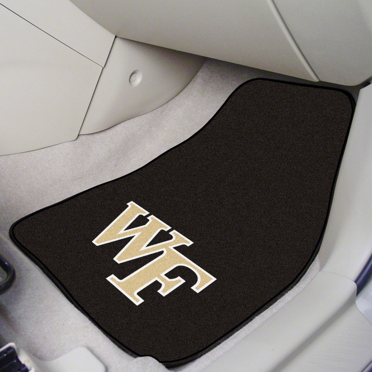 Challenger Carpet Front Floor Mats with Wake Forest University Logo ...