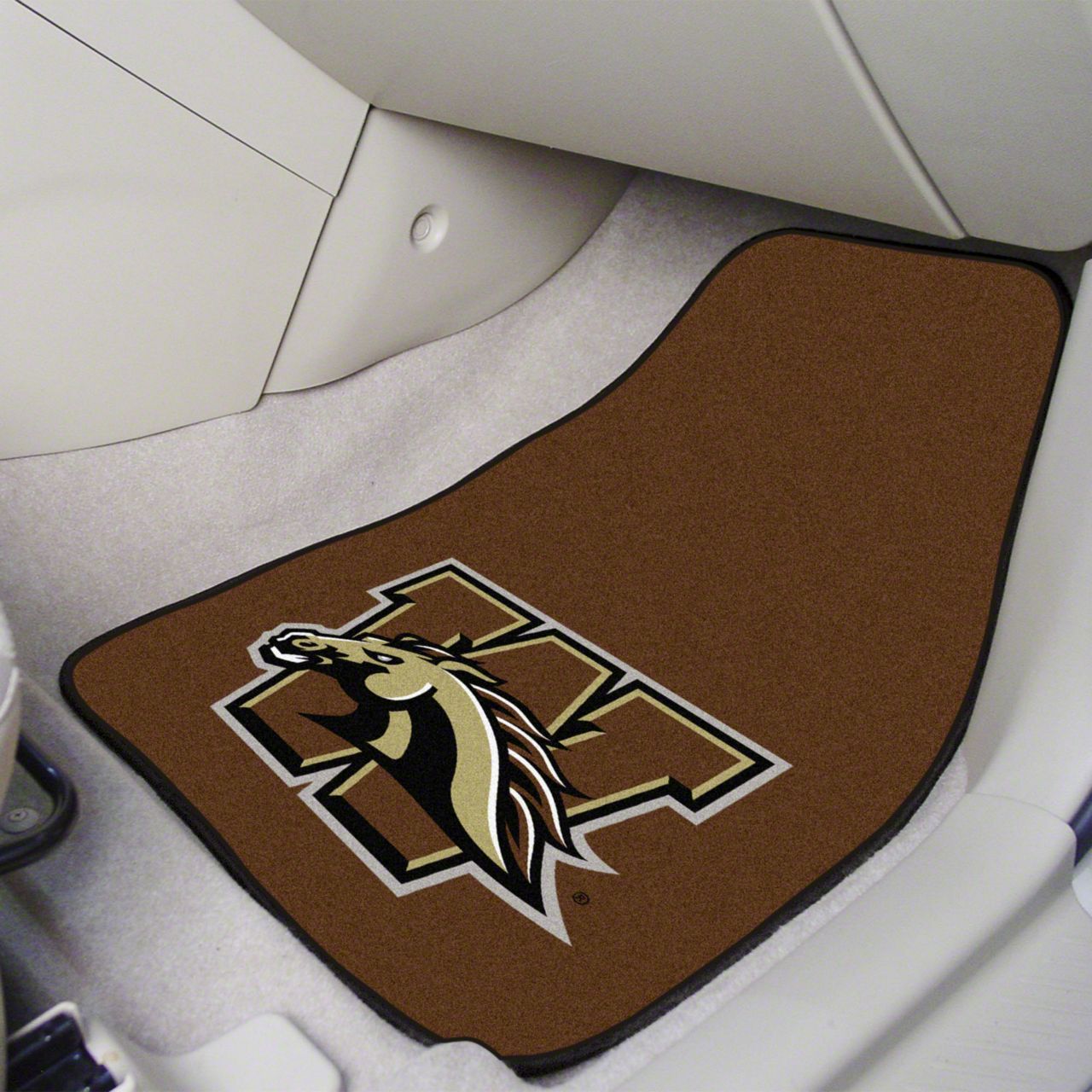 Challenger Carpet Front Floor Mats with Western Michigan University ...