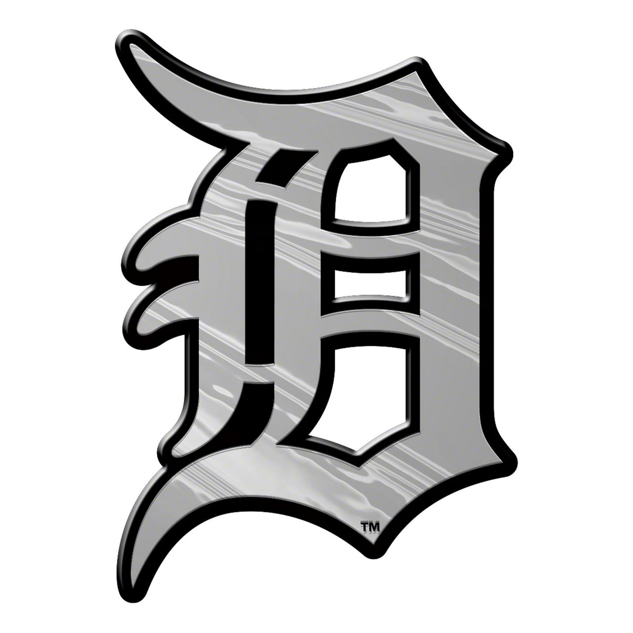 Challenger Detroit Tigers Molded Emblem; Chrome (Universal; Some ...