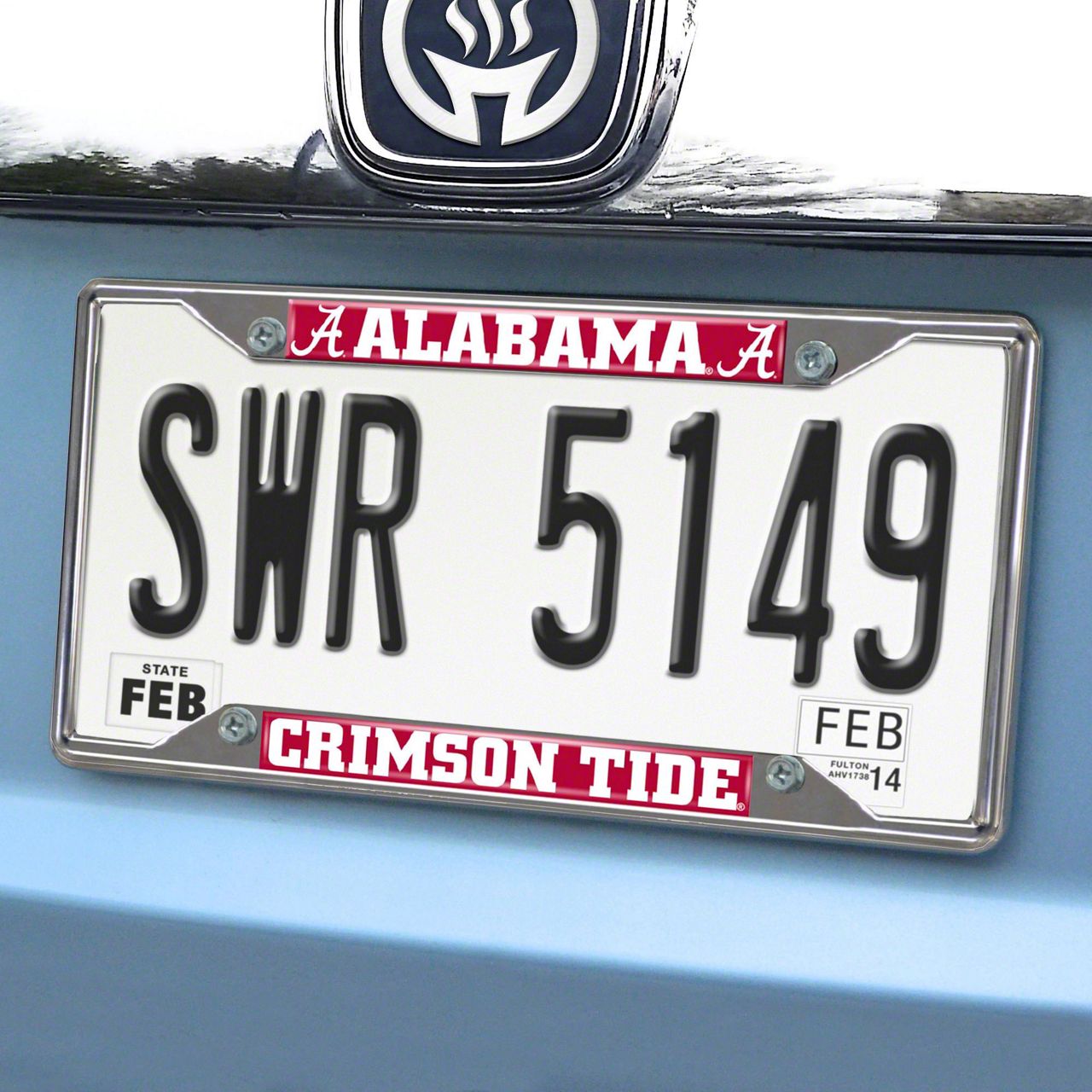 Challenger License Plate Frame with University of Alabama Logo ...