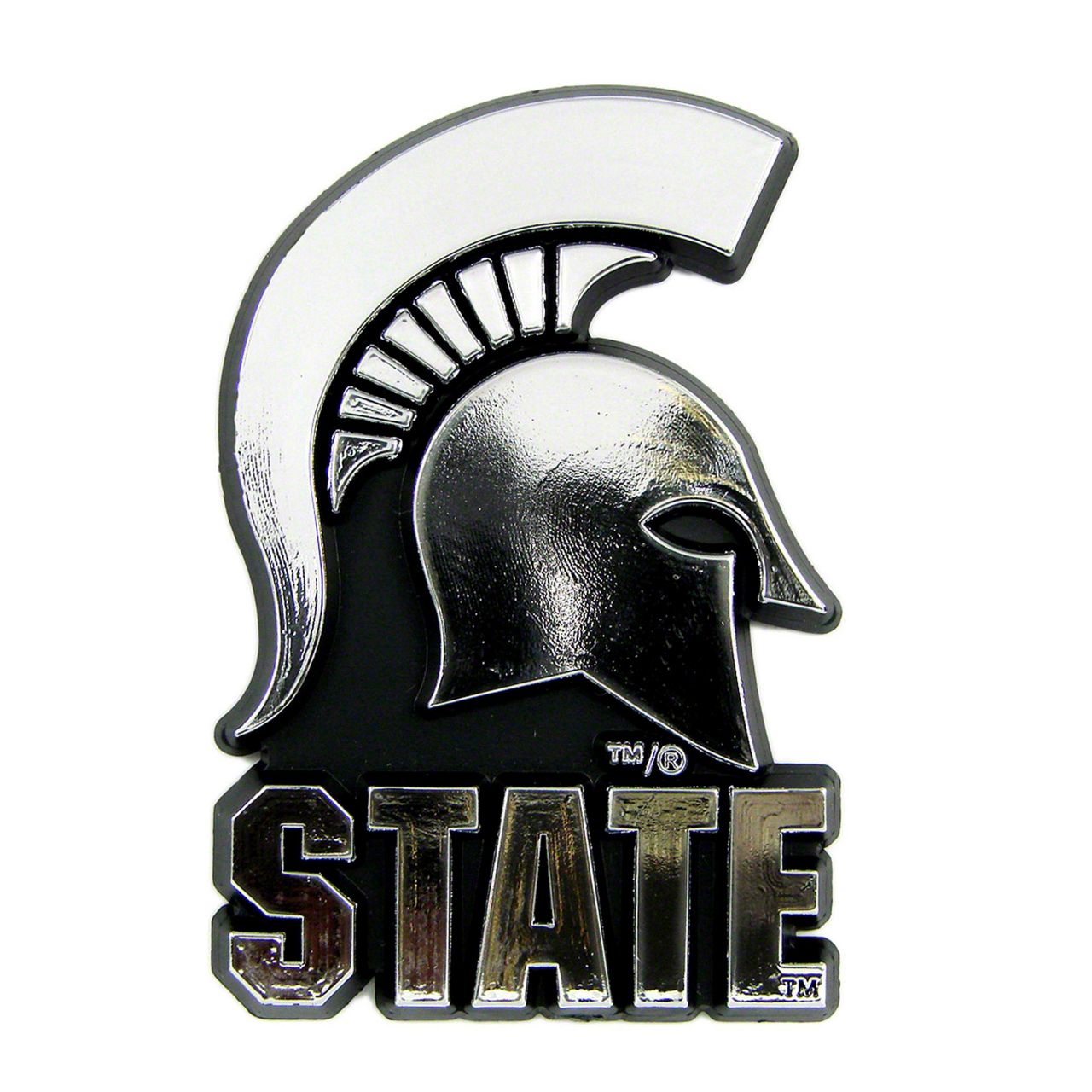 Challenger Michigan State University Molded Emblem; Chrome (Universal ...