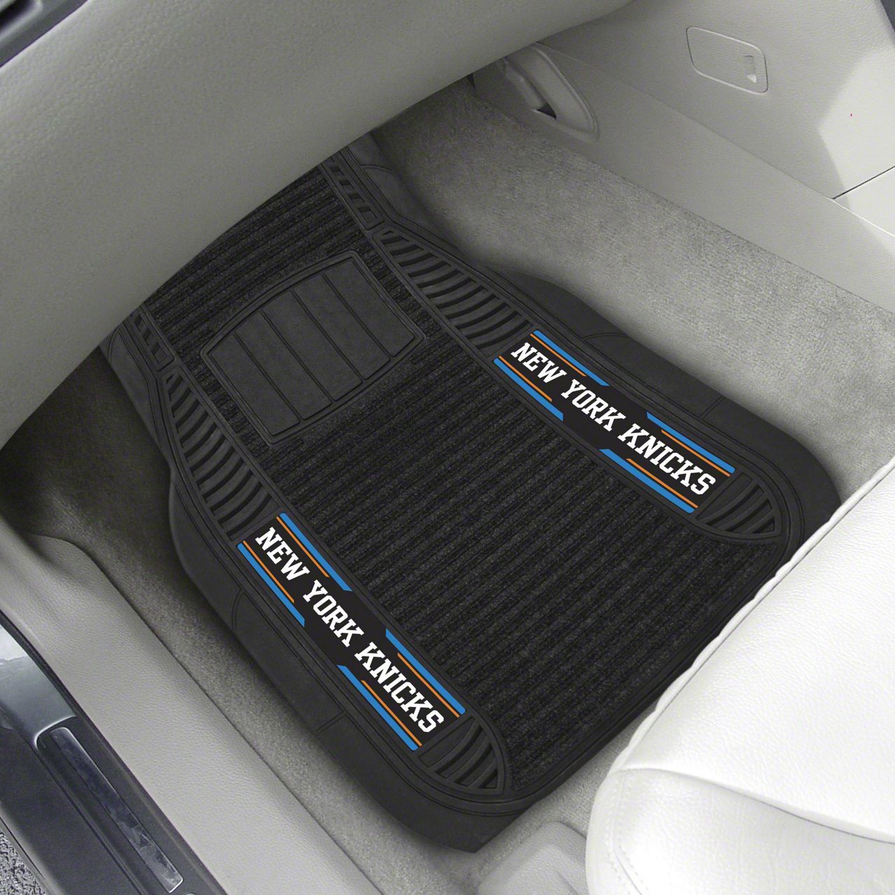 Challenger Molded Front Floor Mats with New York Knicks Logo (Universal ...