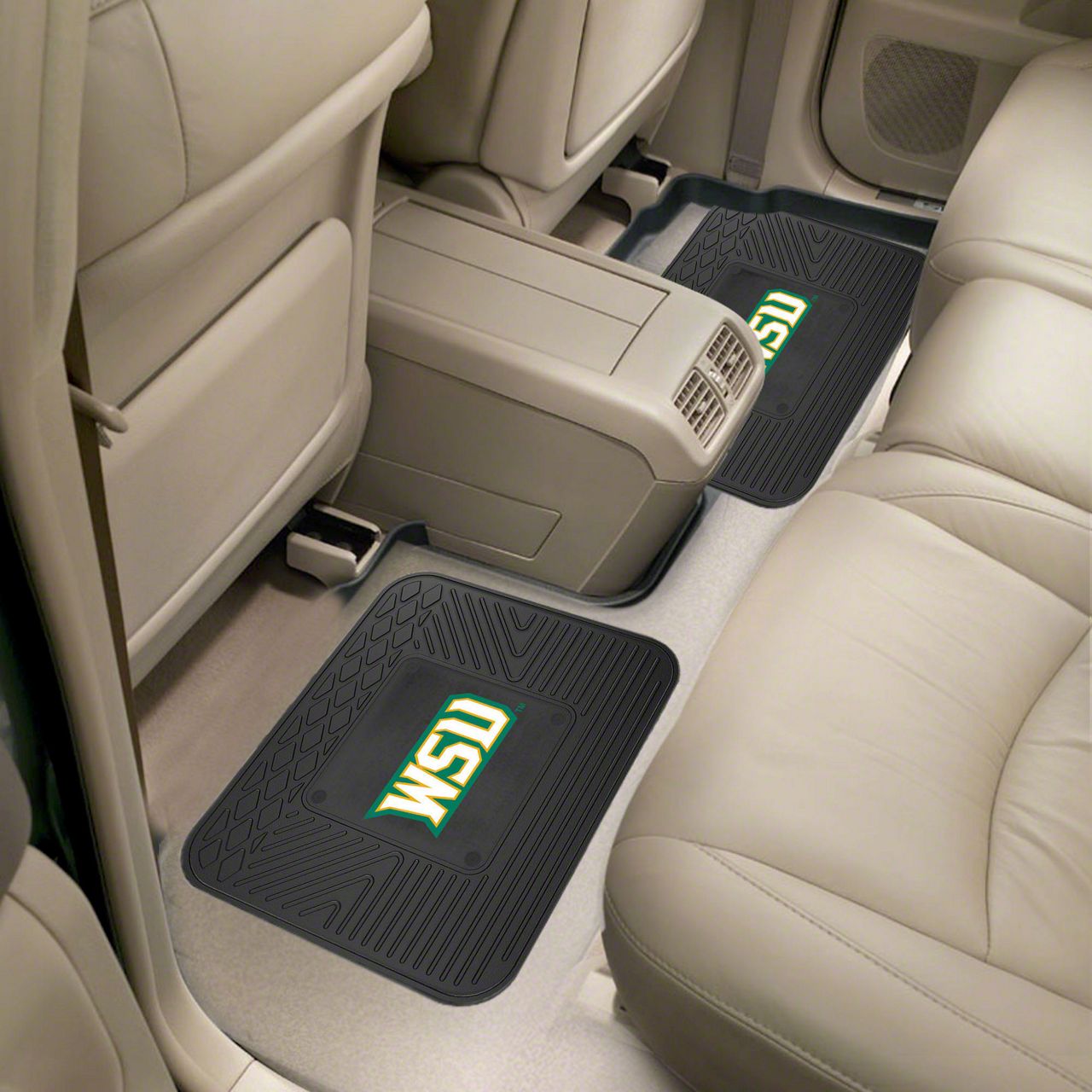 Challenger Molded Rear Floor Mats with Wright State University Logo ...