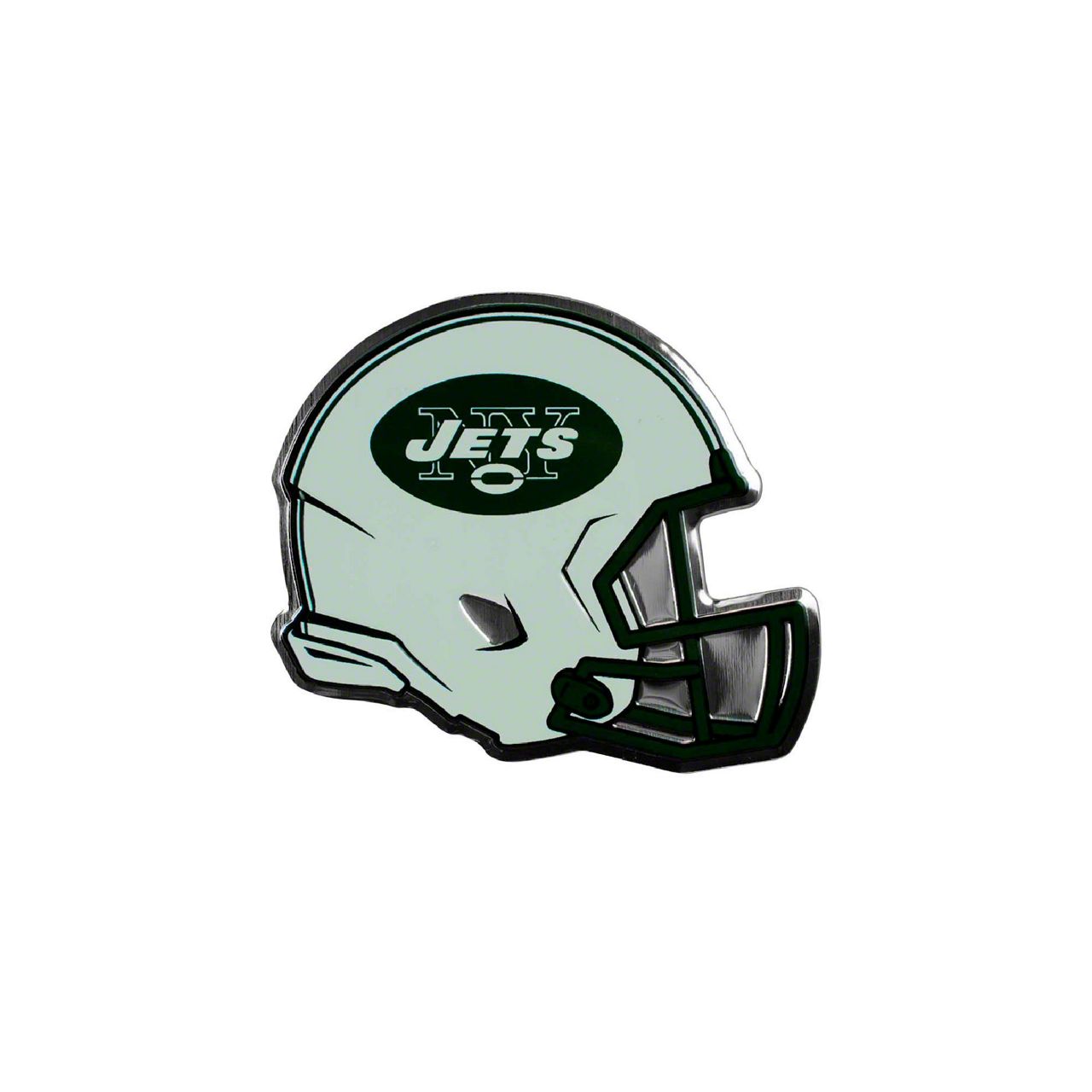 Challenger New York Jets Embossed Helmet Emblem; Green (Universal; Some ...