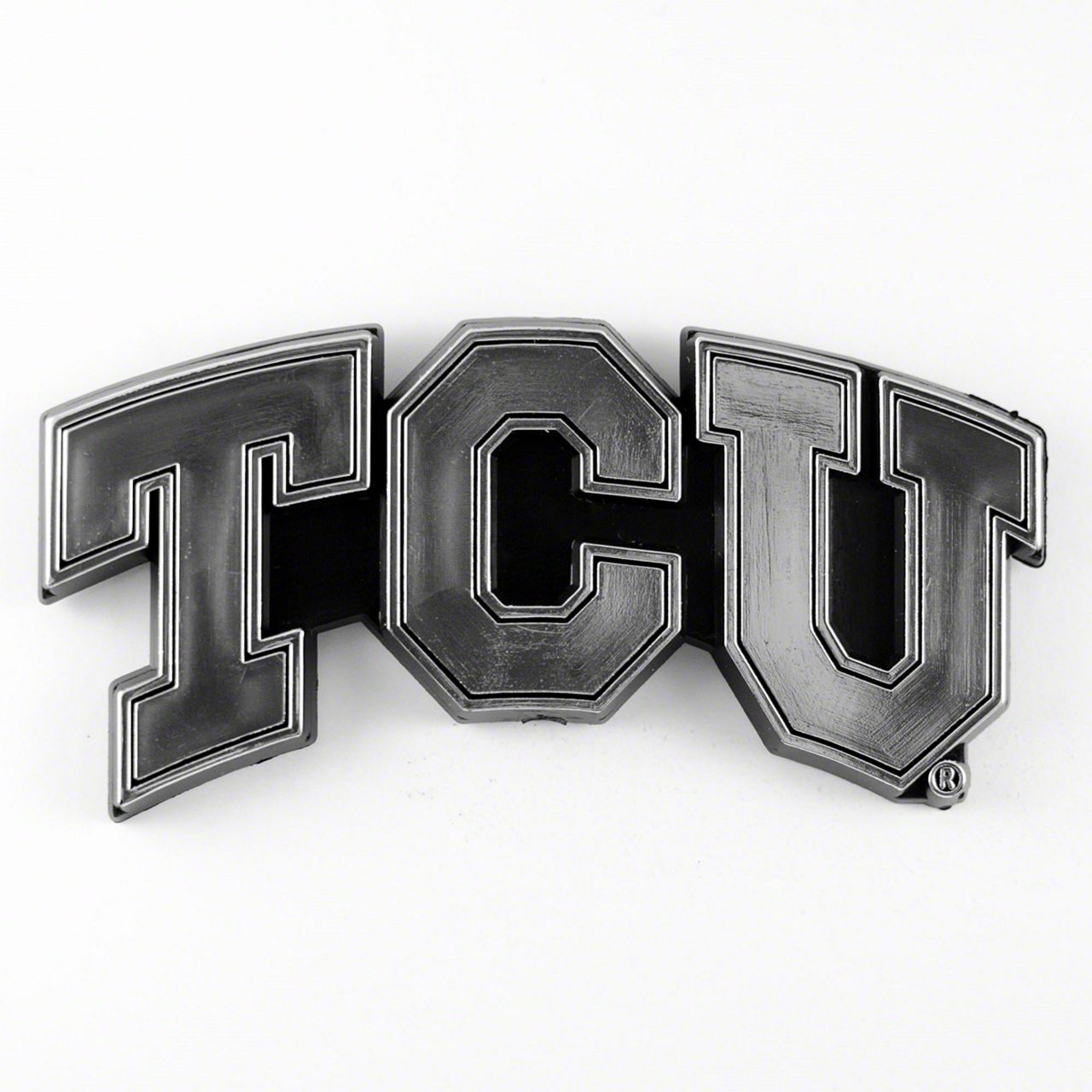 Challenger TCU University Molded Emblem; Chrome (Universal; Some ...
