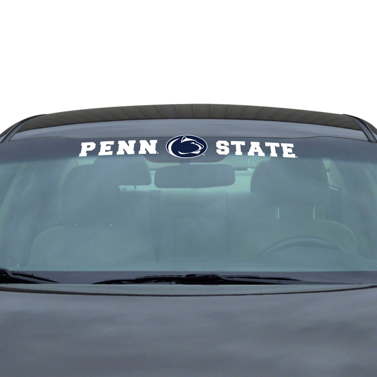 Challenger Windshield Decal with Penn State University Logo; White ...