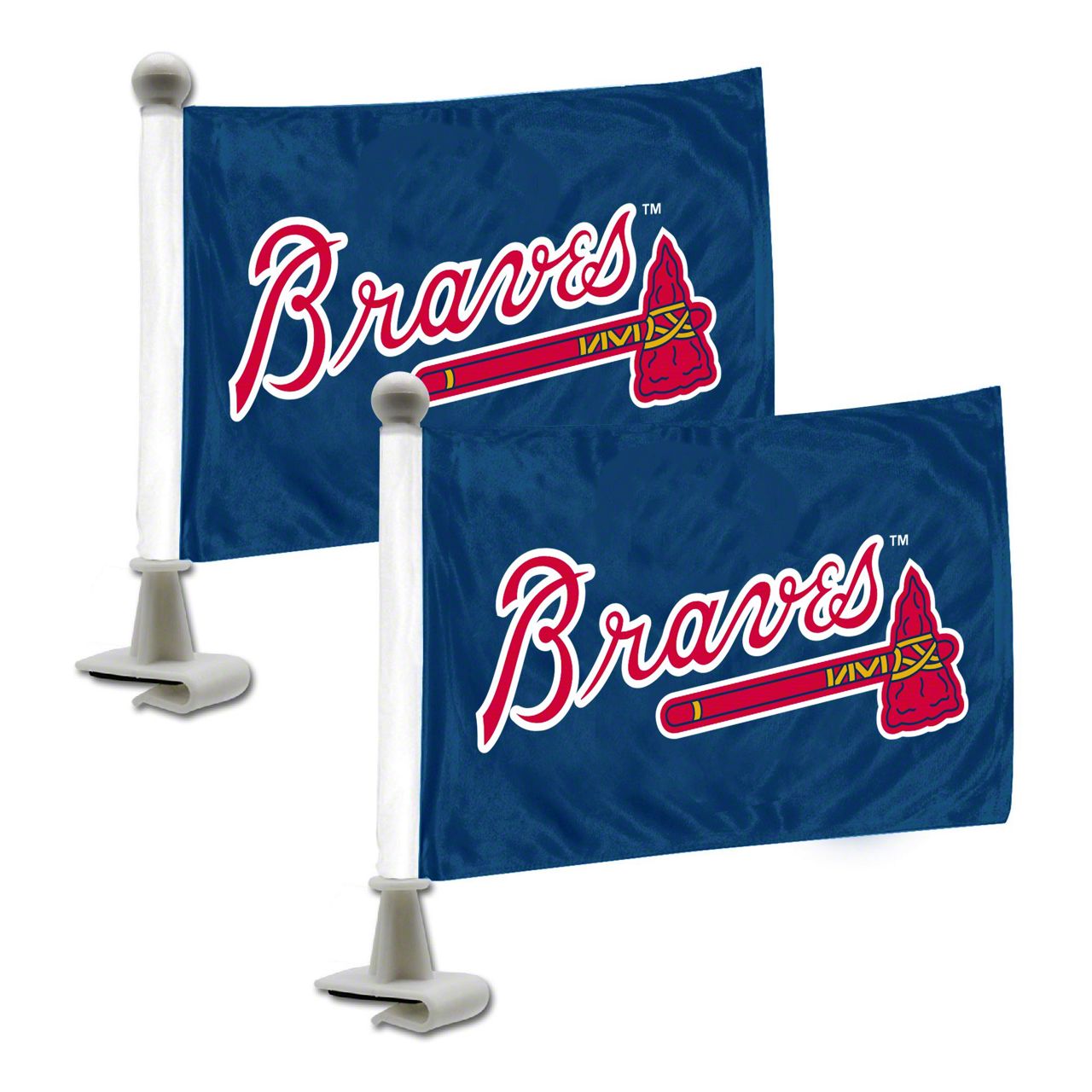 Charger Ambassador Flags with Atlanta Braves Logo; Blue (Universal ...