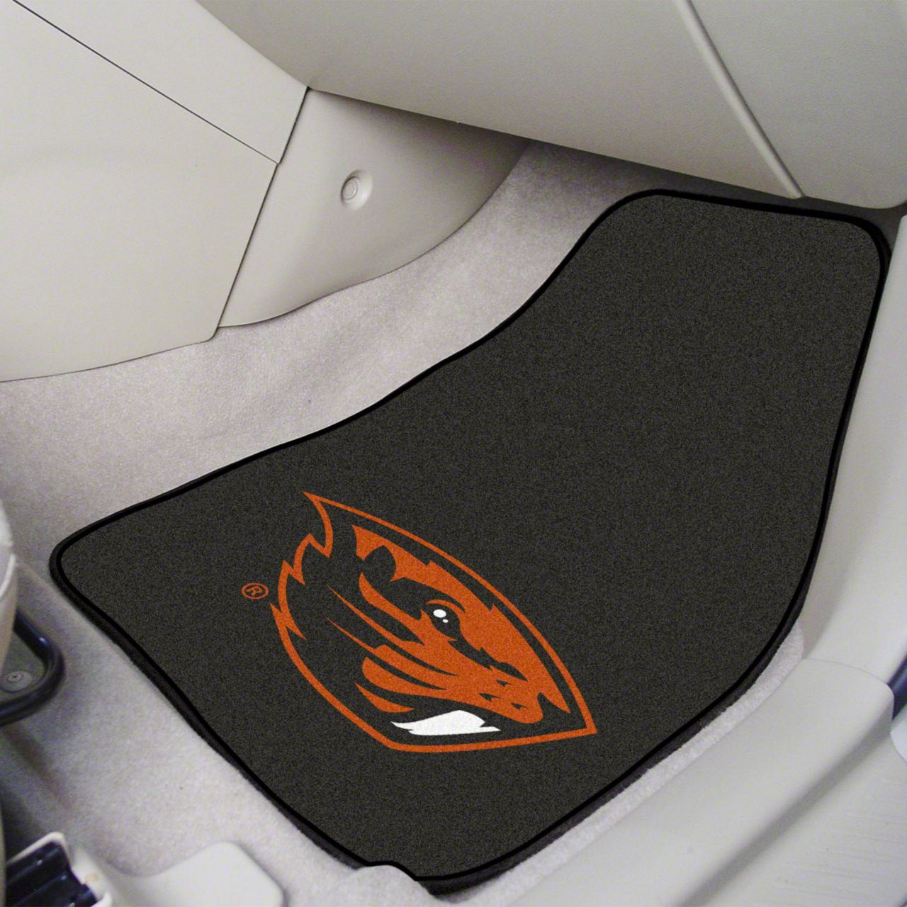 Charger Carpet Front Floor Mats with Oregon State University Logo ...