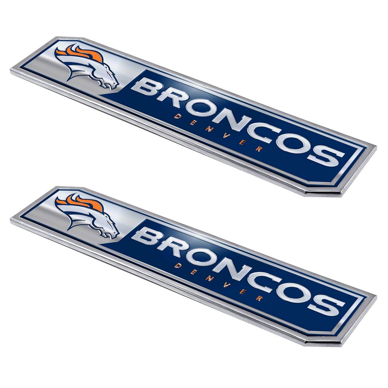 Charger Denver Broncos Embossed Emblems; Blue (Universal; Some ...